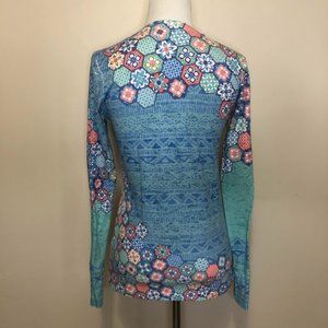 Whimsy Rose | Tops | Whimsy Rose Blue Pink Floral Long Sleeve Baby ...